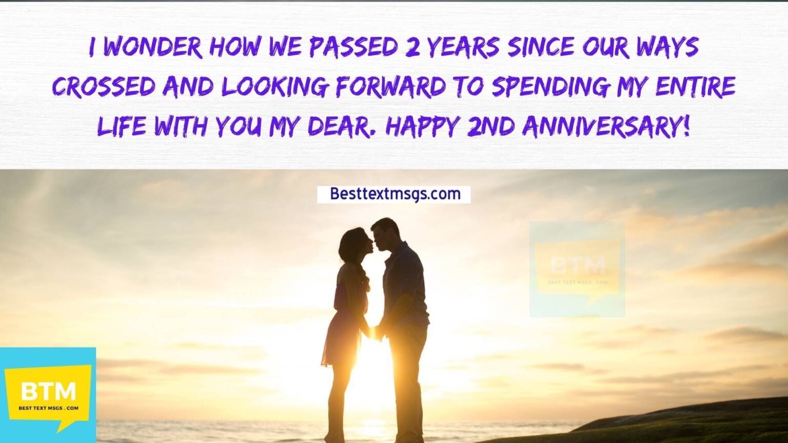 Happy 2nd Anniversary Images, Quotes, Wishes, Msg - BEST TEXT MSGS